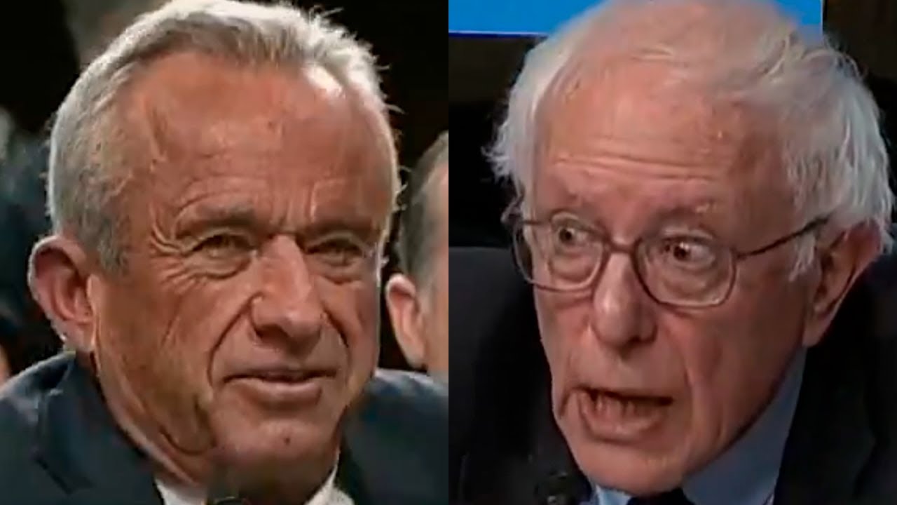The Moment RFK Jr. Made Bernie Sanders Angry On Live TV - YouTube