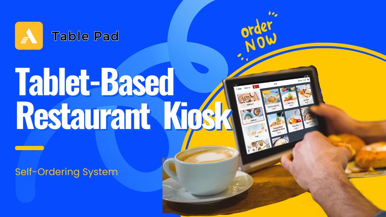 Tablet-Based Restaurant Kiosk | AIYA Table Order Pad Introduction - YouTube