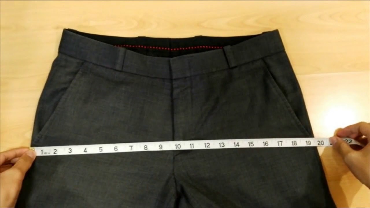 Pants Hip Measurement Guide - YouTube