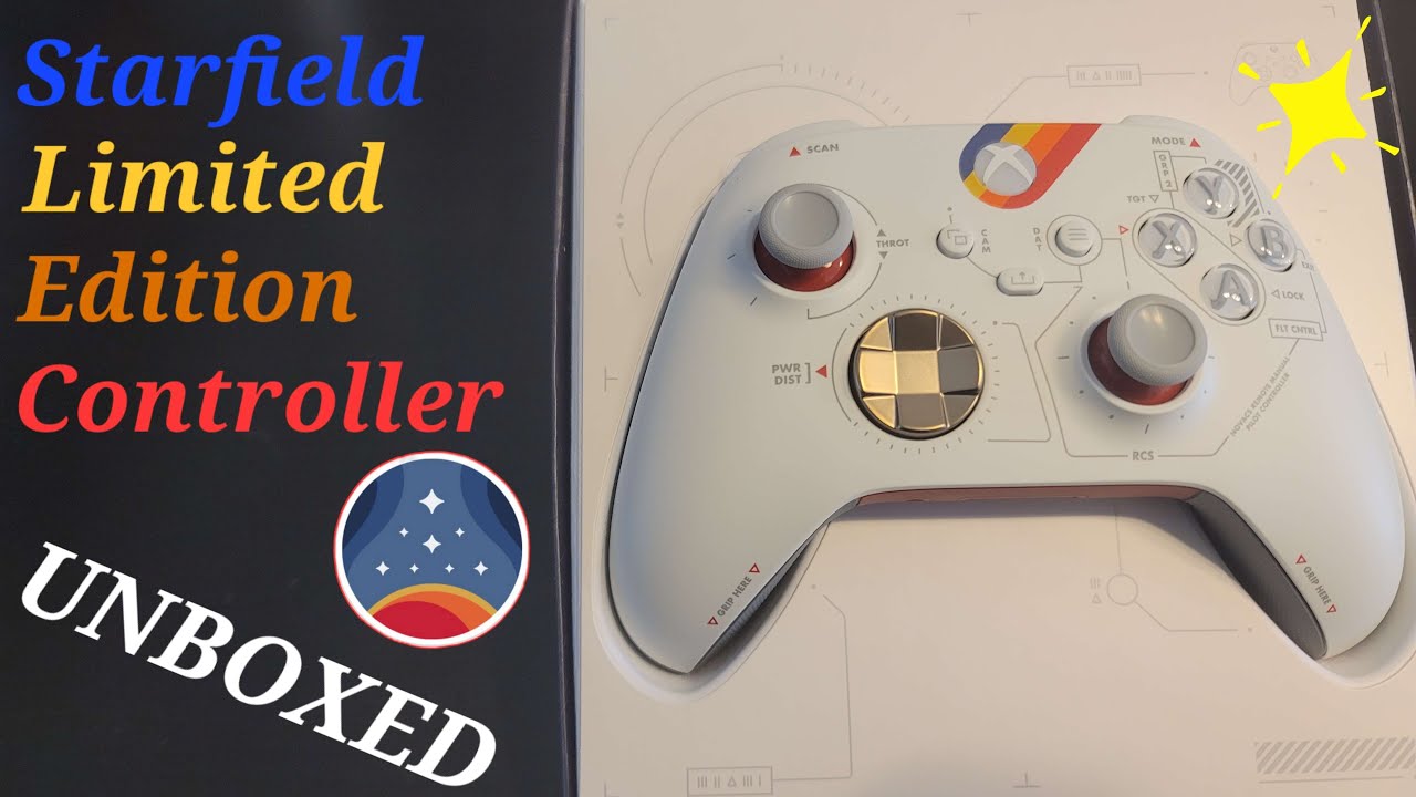 Unboxing the Epic Starfield Xbox 360 Controller: A Galactic Gaming ...