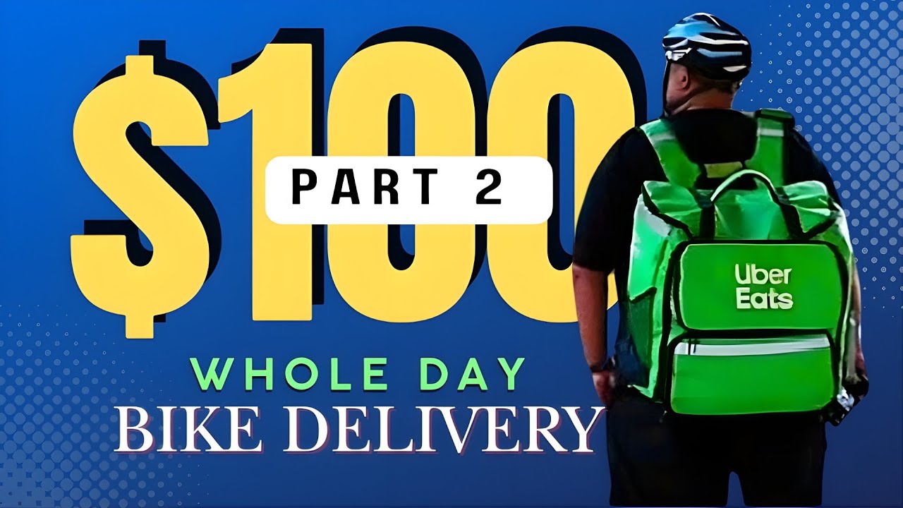 UBEREATS AND DOORDASH BIKE DELIVERY. GUESS HOW MUCH I MADE IN A DAY PART 2 - YouTube