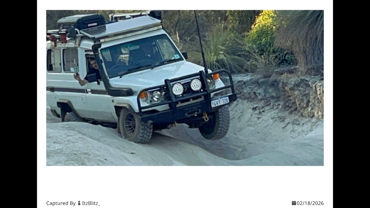 75 Series Troopy at Powerlines 4x4 Track in WA, Australia - YouTube