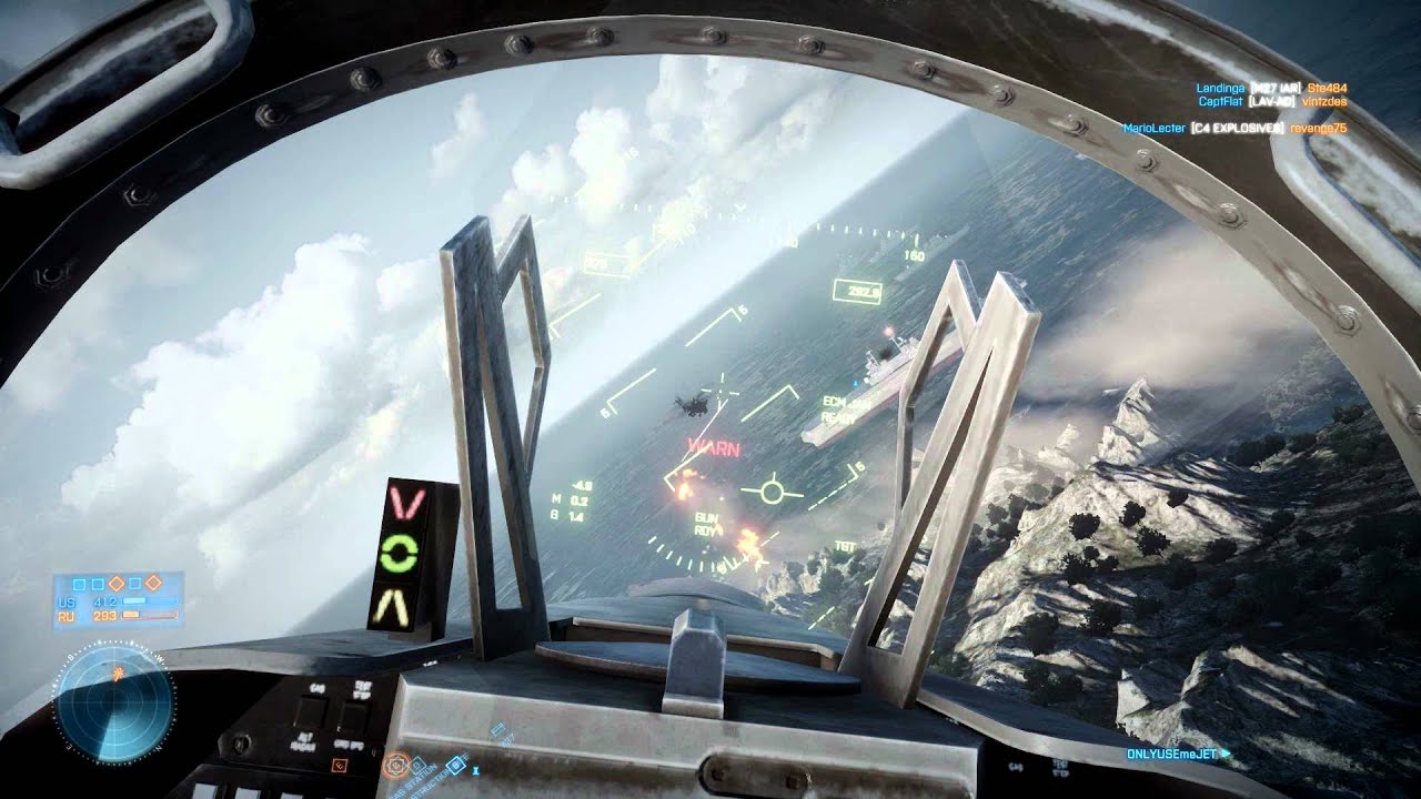 Battlefield 3 Jet Hardcore Gameplay | Kharg Island | 18 - 1 ...