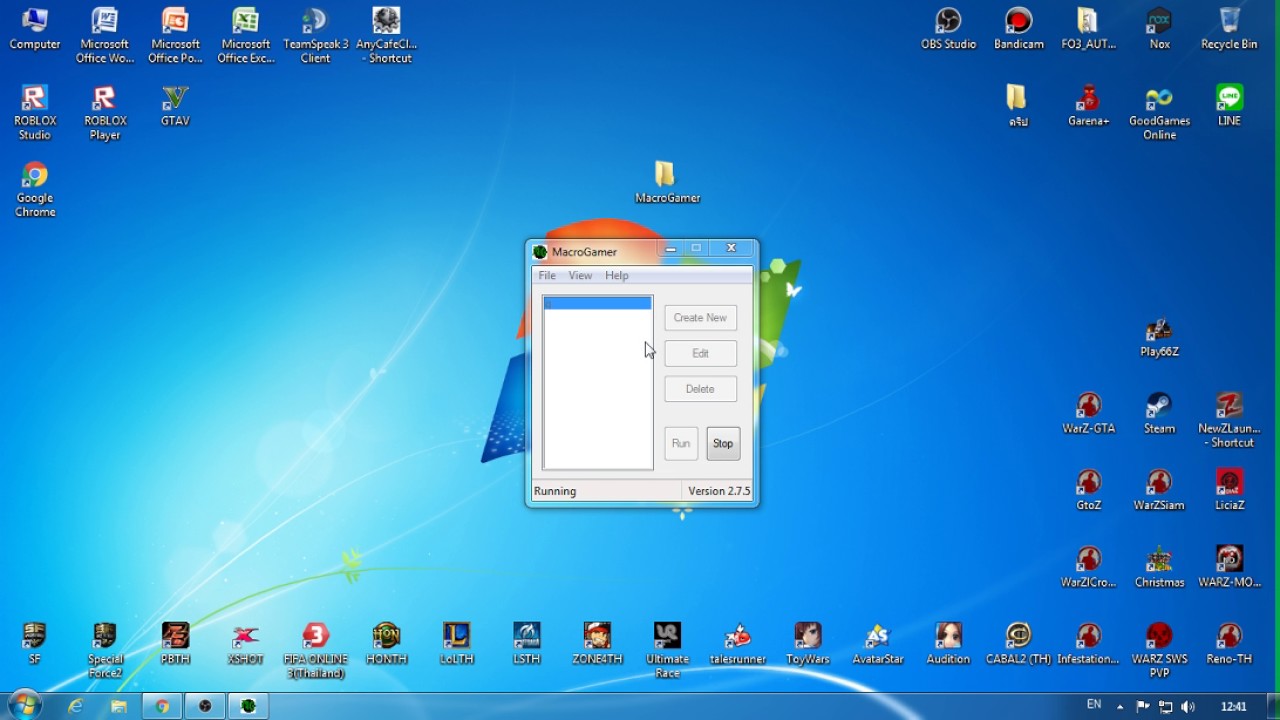 สอนทำมาโคร MacroGamer WARZ - YouTube