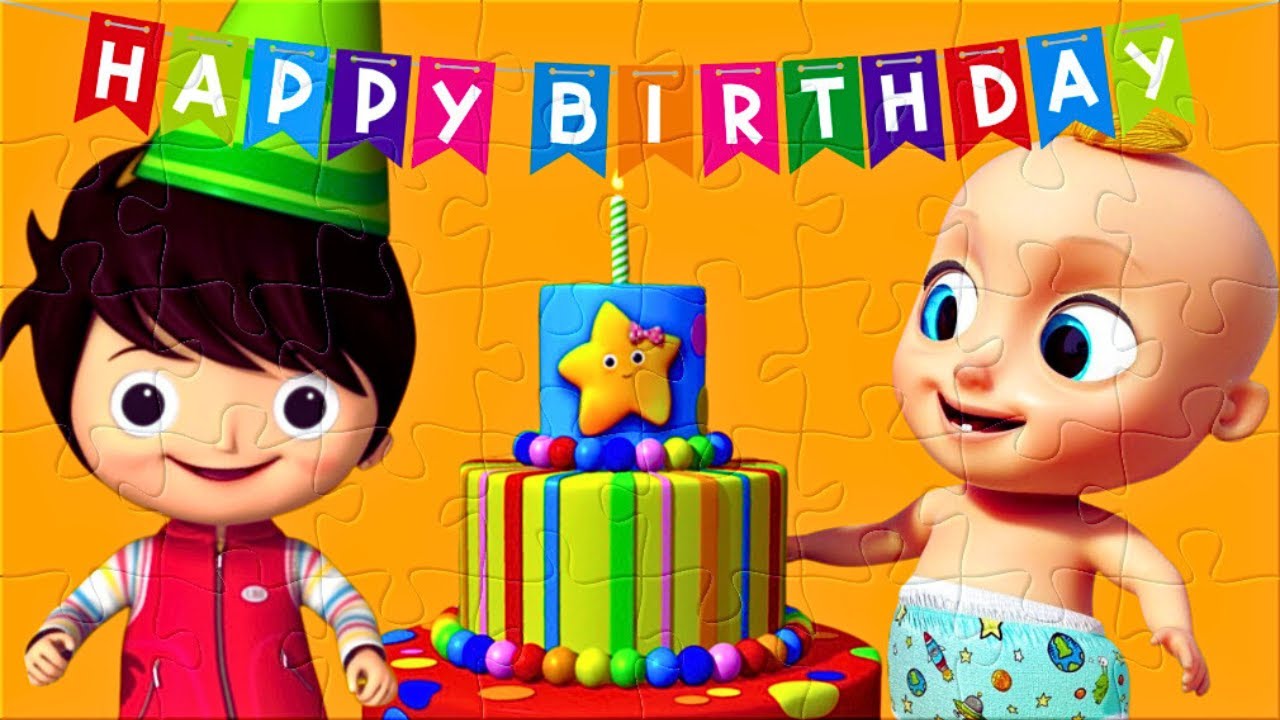 Little Baby Bum feat Looloo Kids | Happy Birthday | Jigsaw Puzzle Game ...