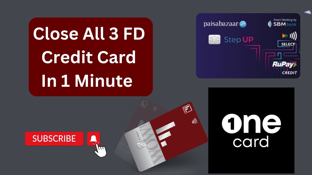 Close FD Credit Card In 1 Minute | One Card | IDFC Wow Card ...