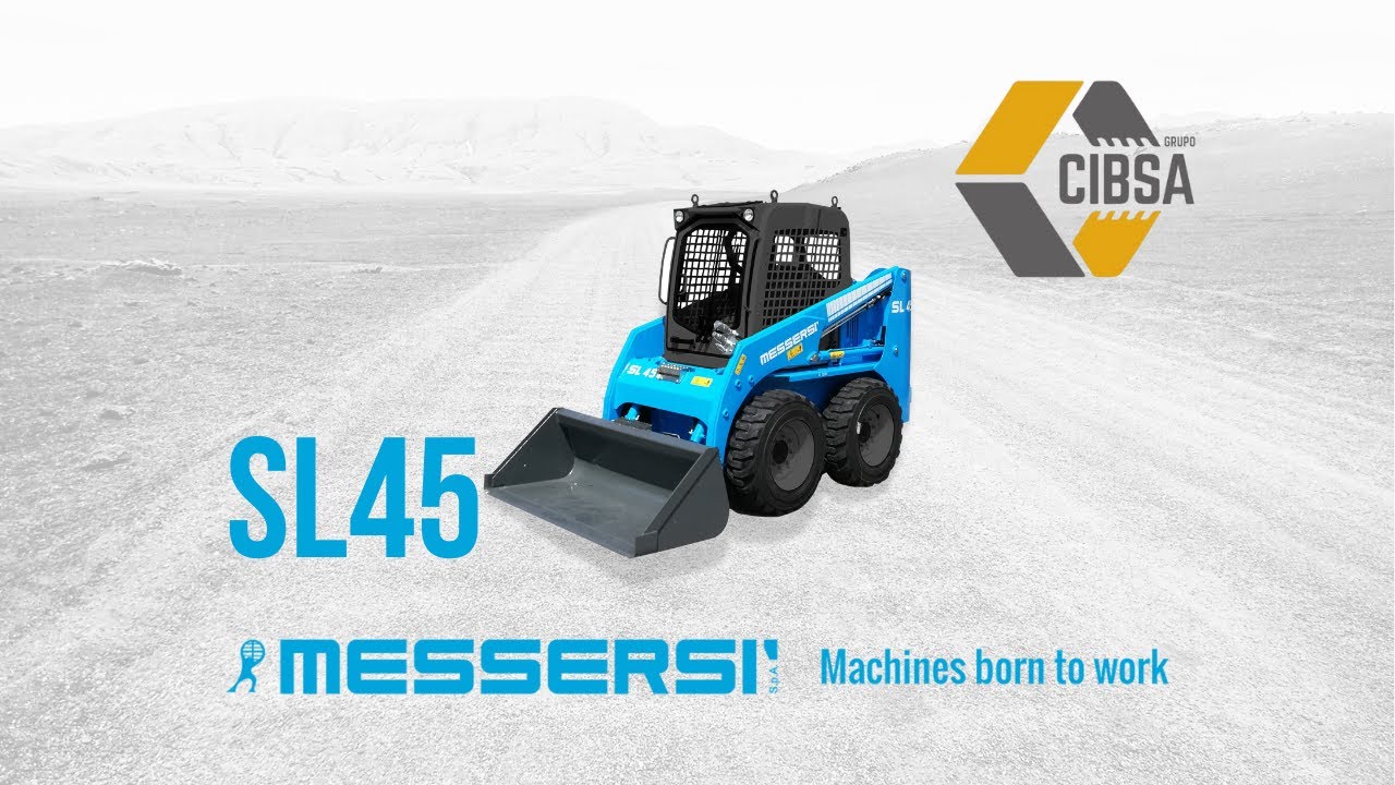 Messersi SL45:Minicargadora Compacta para Proyectos Exigentes - YouTube