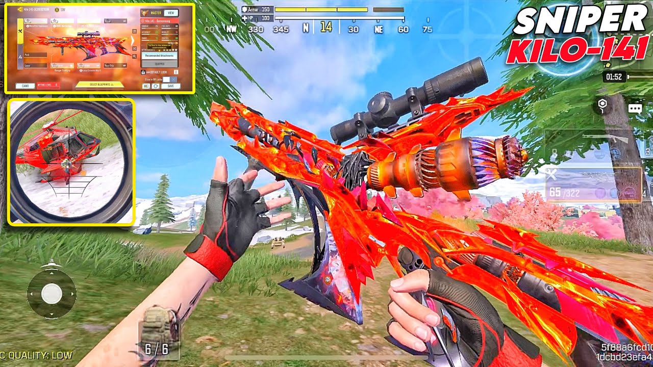 I CHANGED KILO 141 into SNIPER & IT’S Lesser On Enemy 🤯| BEST KILO 141 ...