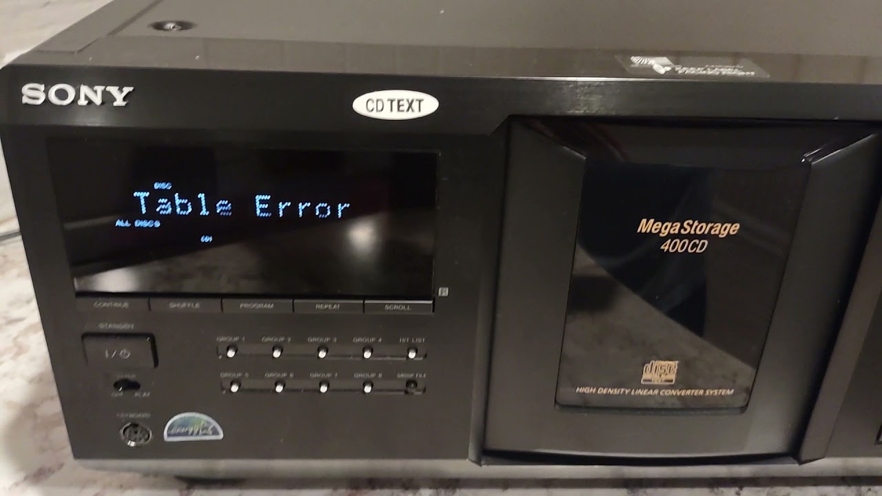 Sony CDP-CX400 for parts or repair - YouTube