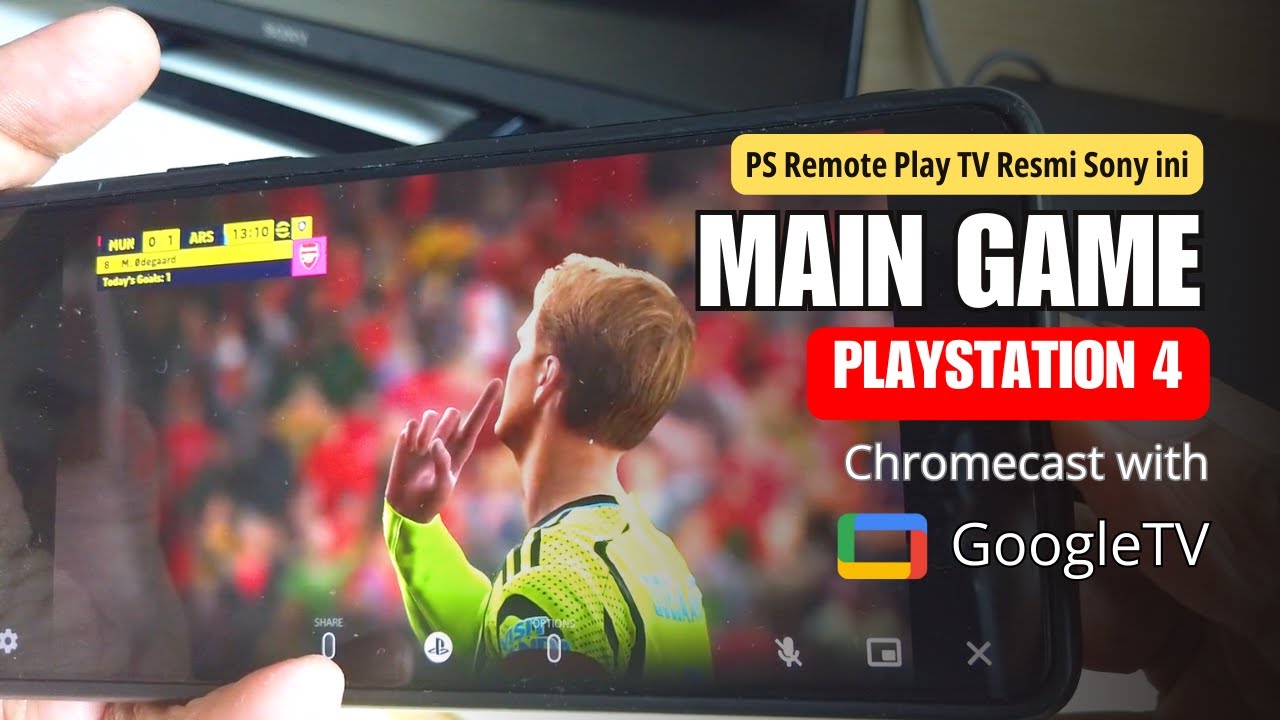 Main Game PS4 di Chromecast with Google TV dengan PS Remote Play TV ...