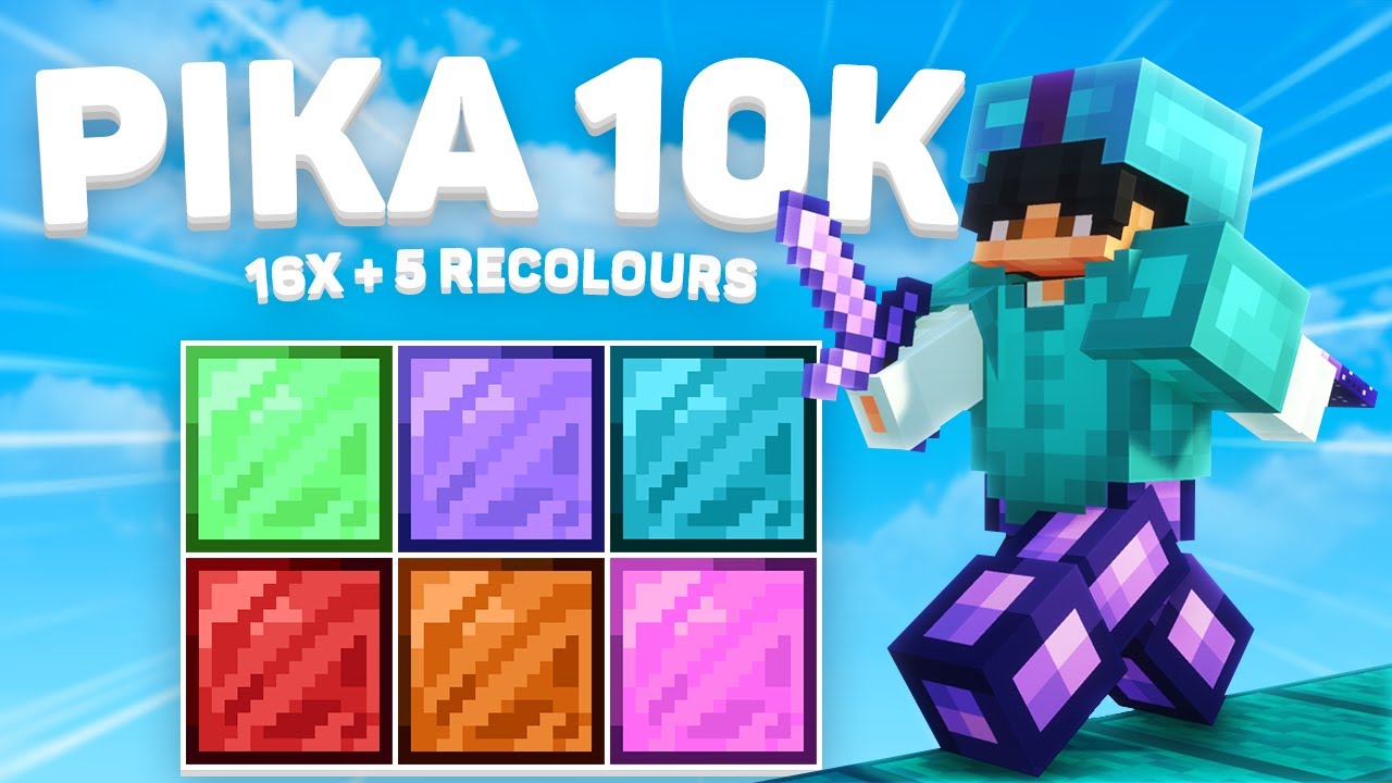 Pika 10k - 16x | Pack Release + 5 Recolours - YouTube