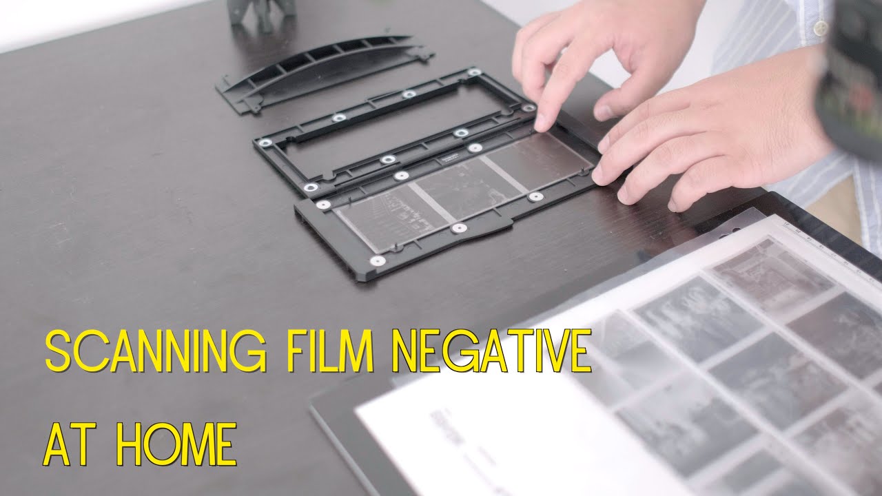 Part 3: Scanning a negative film at home - YouTube