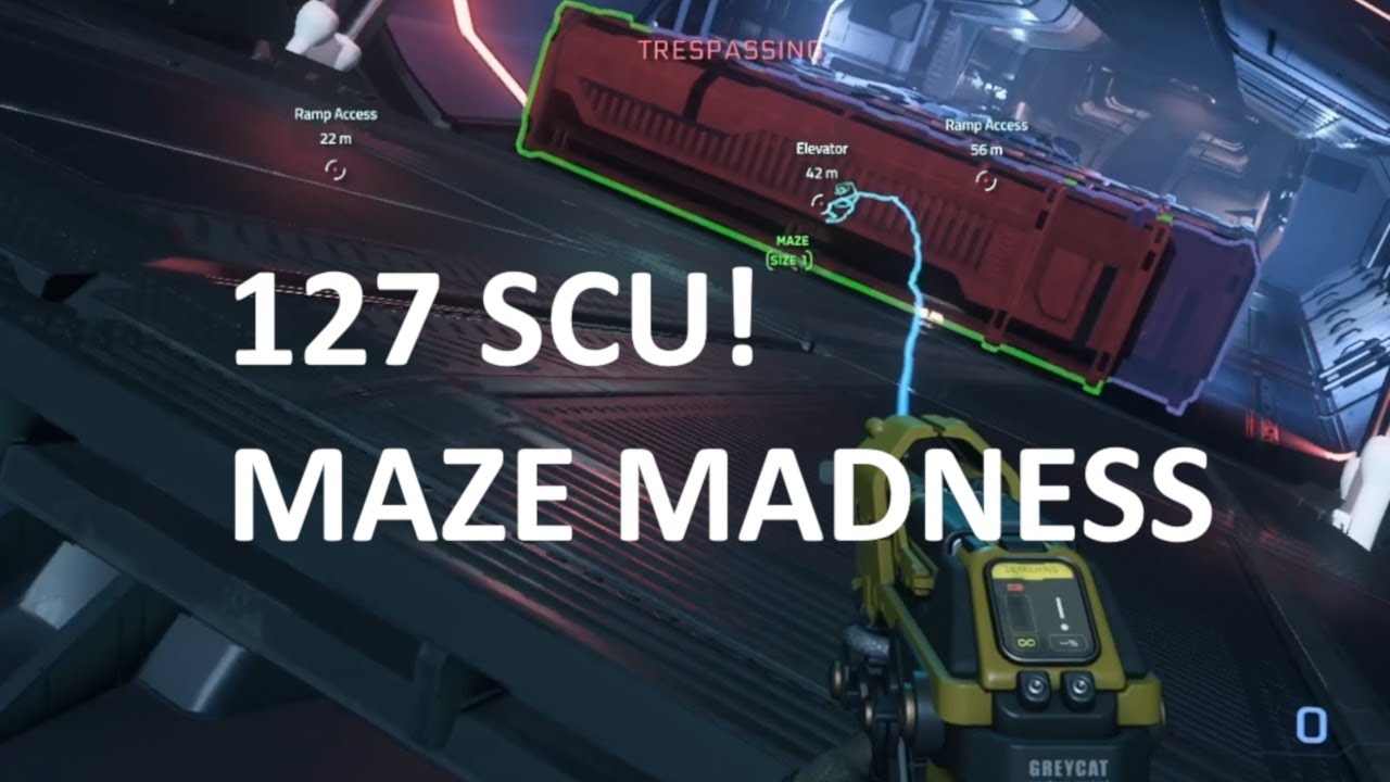 Star Citizen : Amazing Risky Salvage Maze Run! (3.21) - YouTube