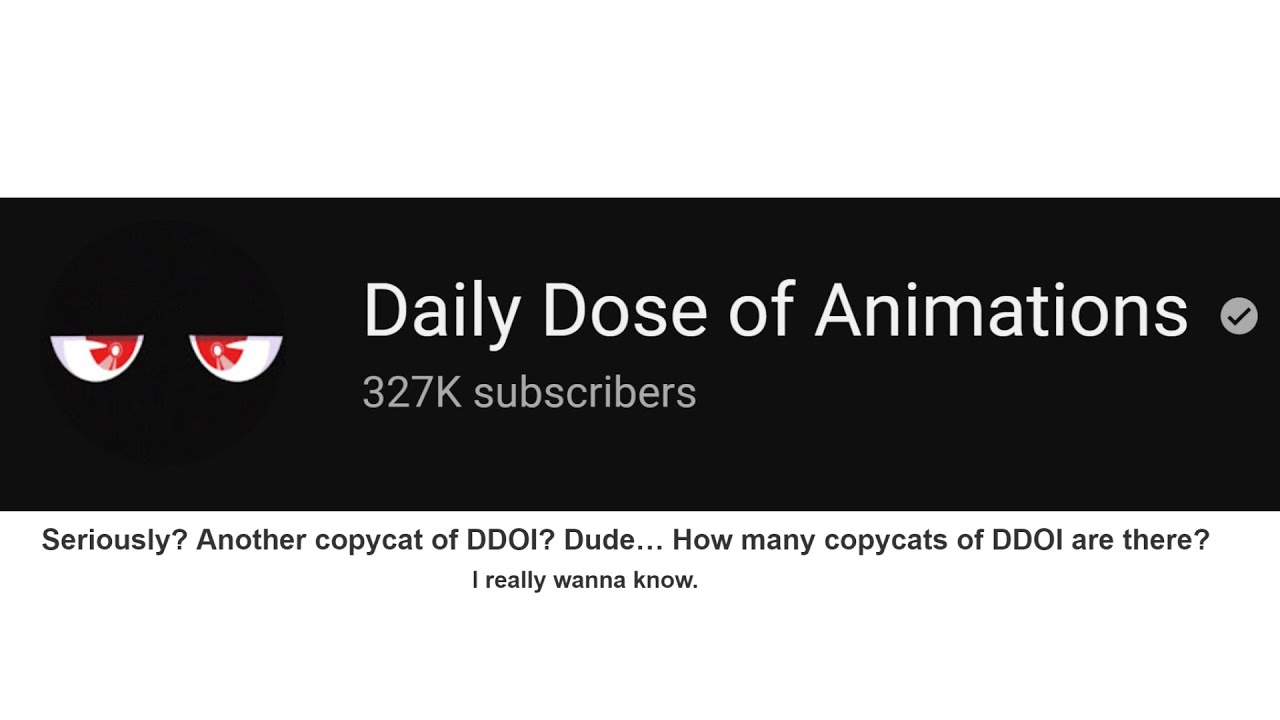 Another copycat of DDOI. 🤦🏻‍♂️🤦🏻‍♂️ (TURN ON CAPTIONS.) - YouTube