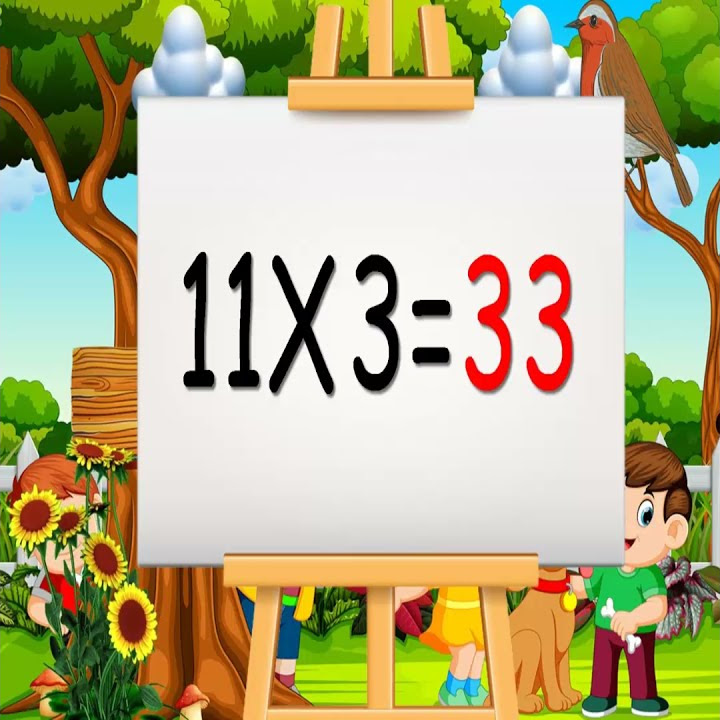 Multiplication Table of Eleven 11 x 11 = 11 | 11 Times Tables - YouTube