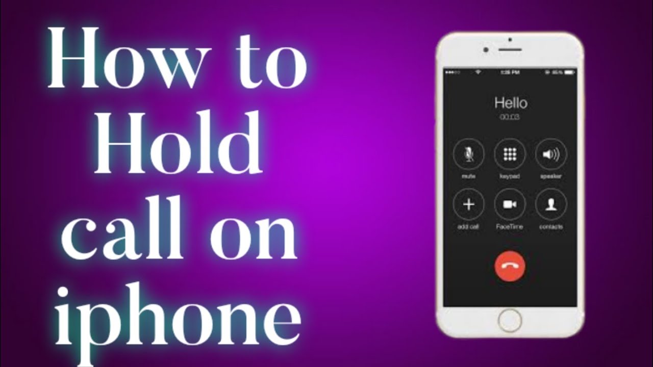 How to hold call on iPhone | call hold on iPhone | 2022 | - YouTube