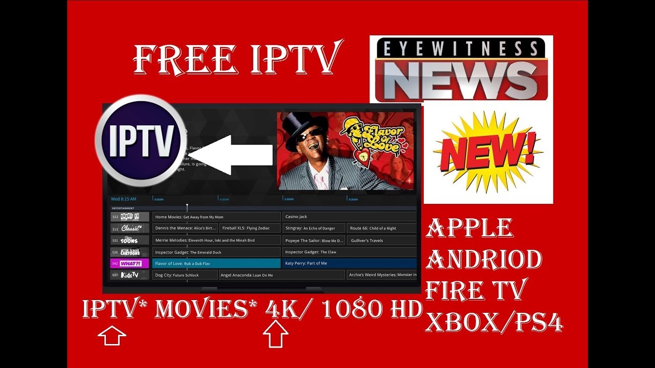 Free IPTV with Guide 1080 Movies TV Shows - YouTube