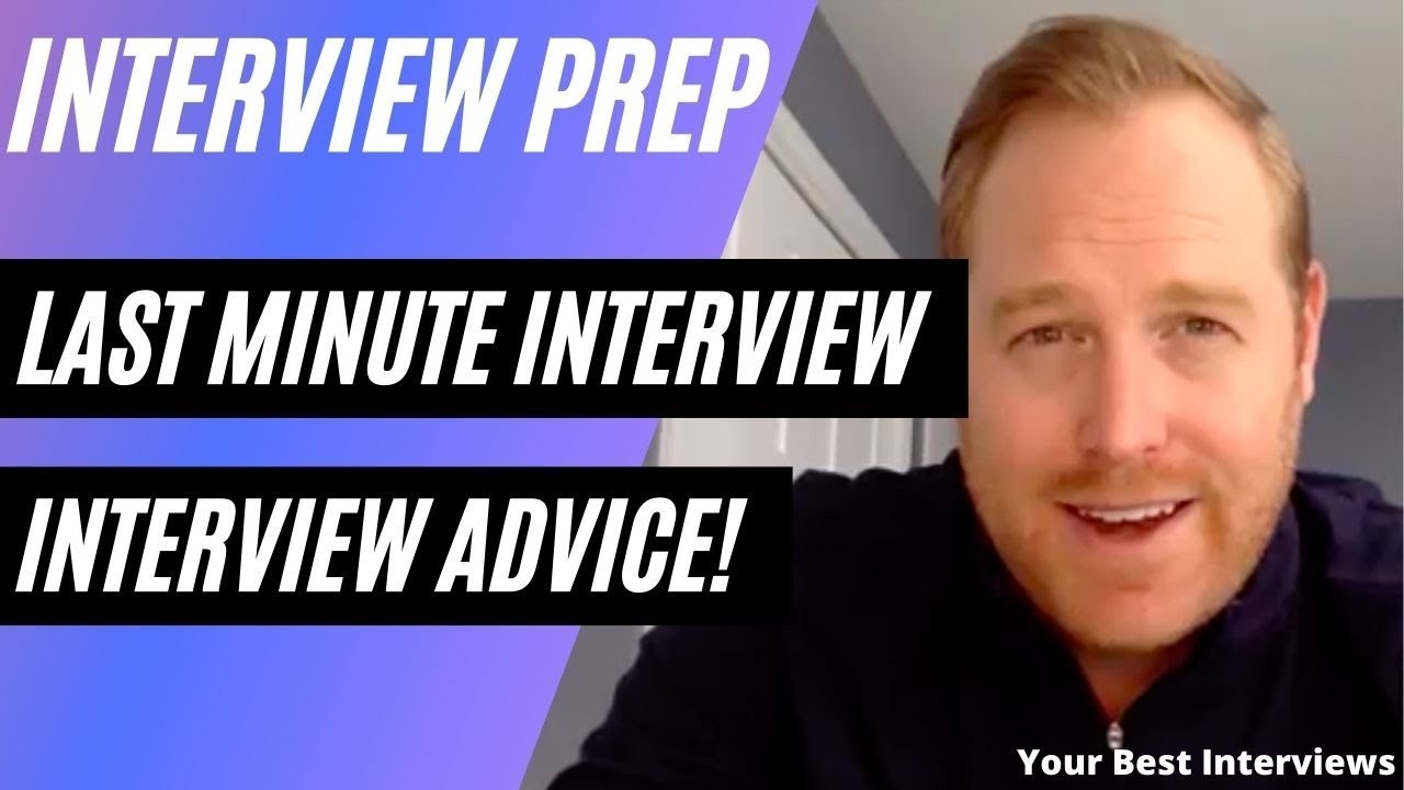 Last Minute Interview Advice - 3 Key Things To Success - YouTube