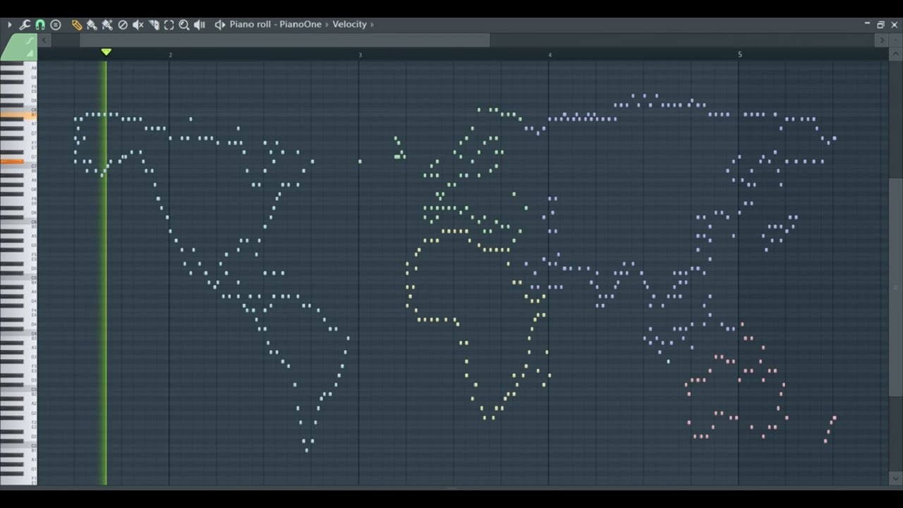 Musical World Map - 1921 Edition - YouTube