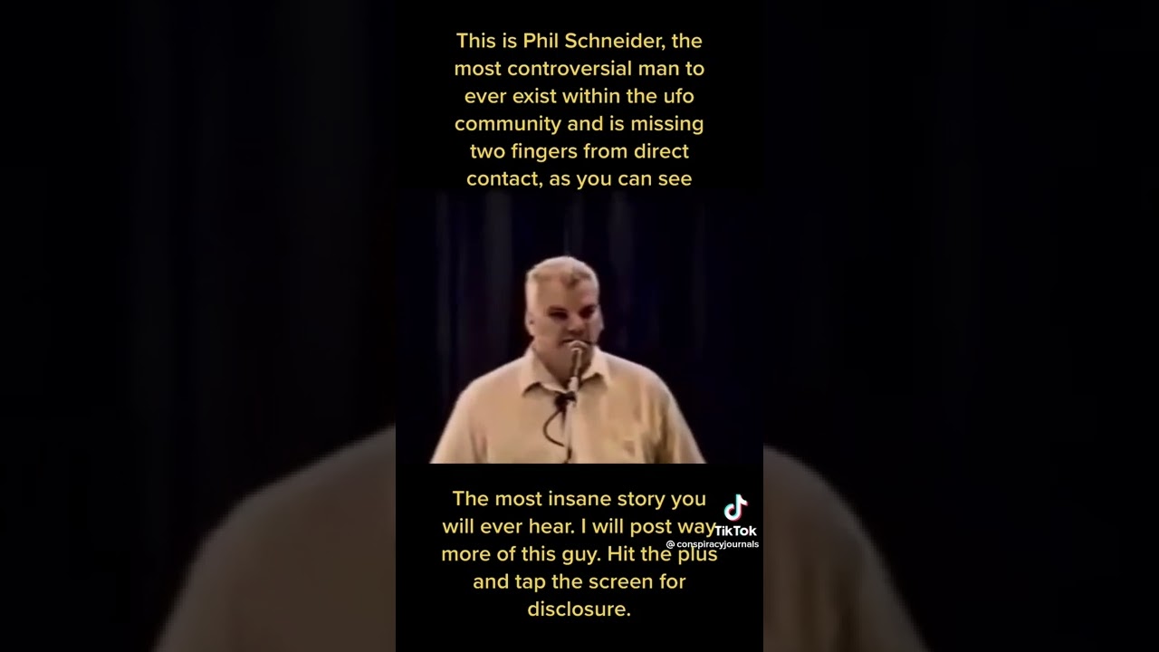 Phil Schneider alien interview #conspiracy - YouTube