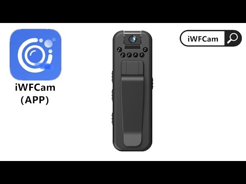 L7-WIFI Wearable Mini Camera 1080p, Body Camera w/ 180° Rotation Lens & IR Night Vision, App:iWFCAM