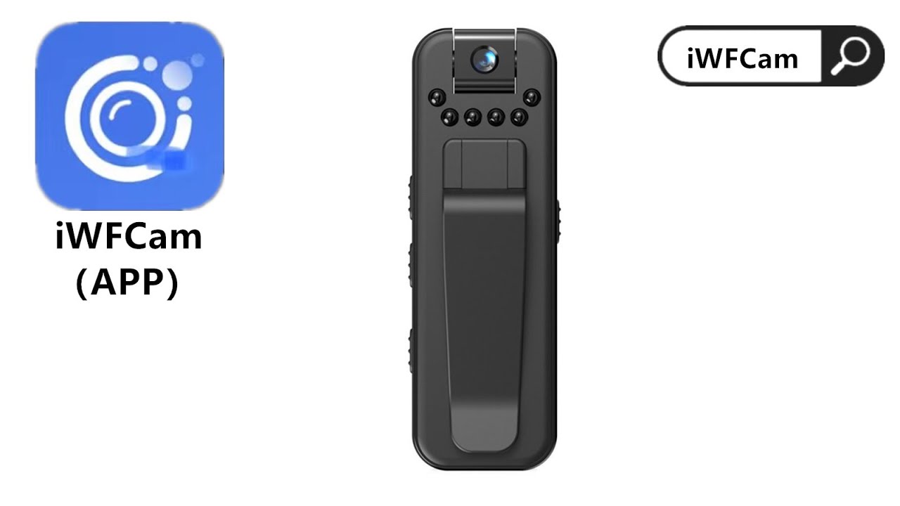 L7-WIFI Wearable Mini Camera 1080p, Body Camera w/ 180° Rotation Lens ...