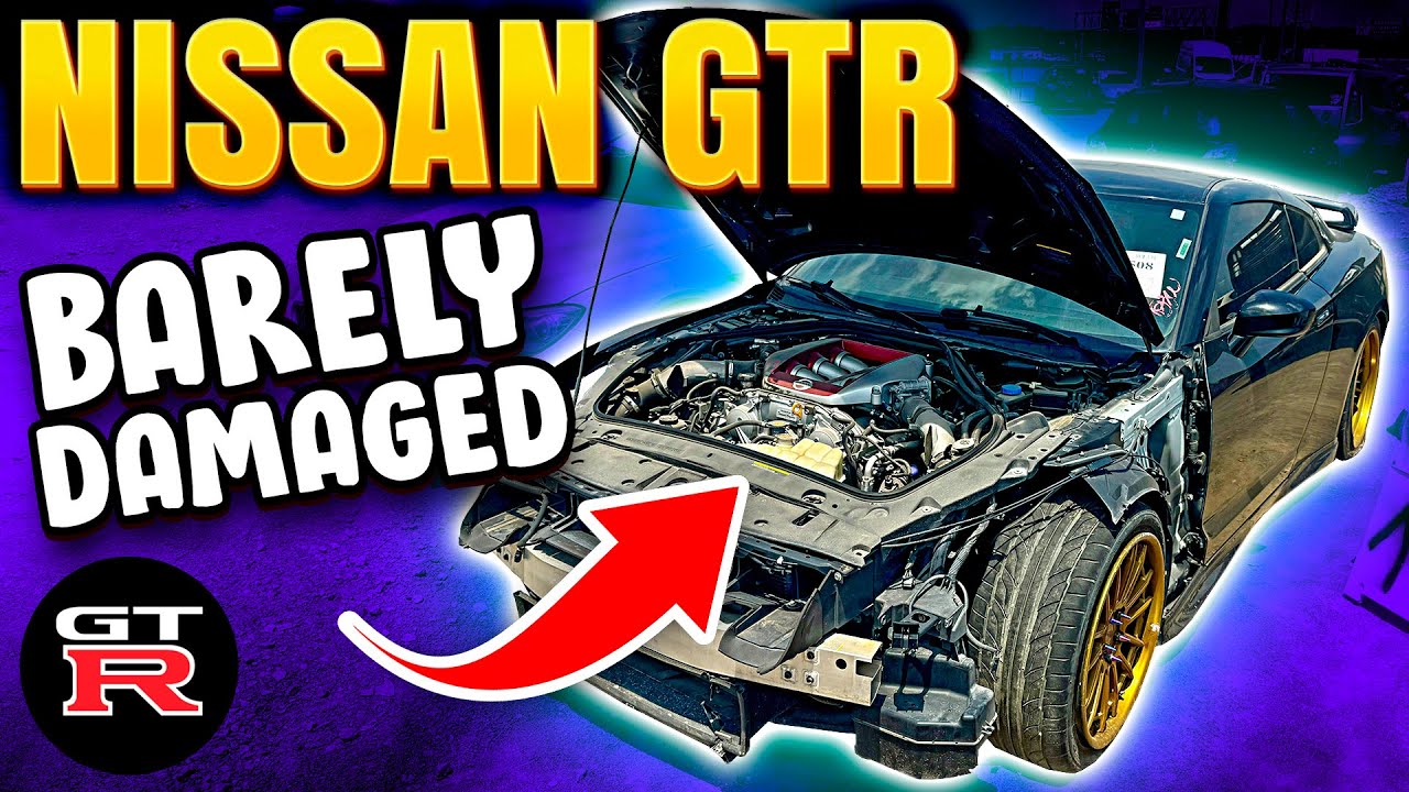 I Found a 2017 Nissan GTR at IAA Barely Wrecked REPO! - YouTube
