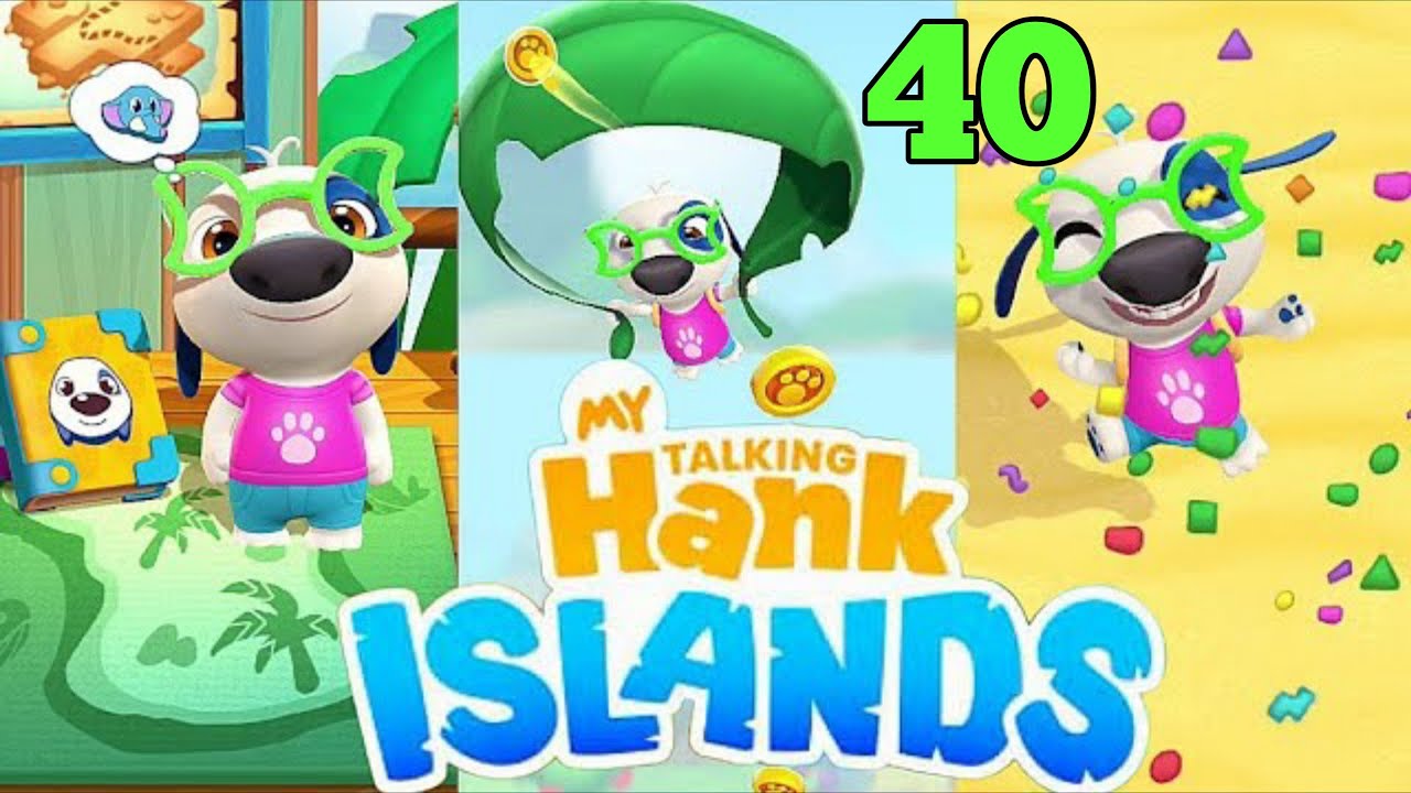 Hank are fly - New Update - My Talking Hank: Islands - part 38 GAMEPLAY ...