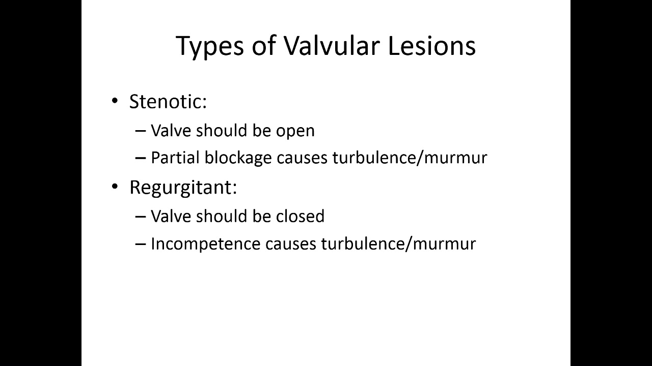 Heart Murmurs: Stenosis vs Regurgitation - YouTube