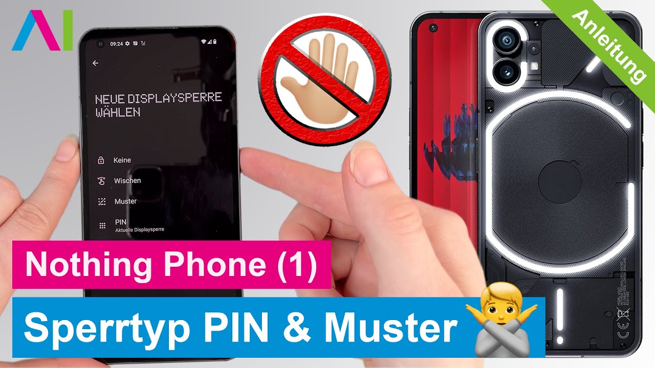 Nothing Phone (1) - Sperrtyp PIN und Muster • 📱 • 🀡 • ☡ • Anleitung ...