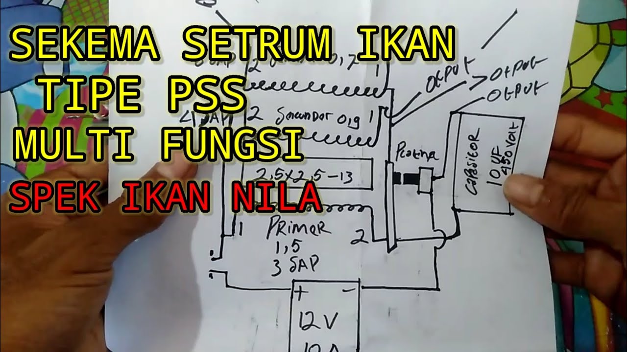 SEKEMA SETRUM IKAN PLATINA TIPE PSS MULTI FUNGSI - YouTube