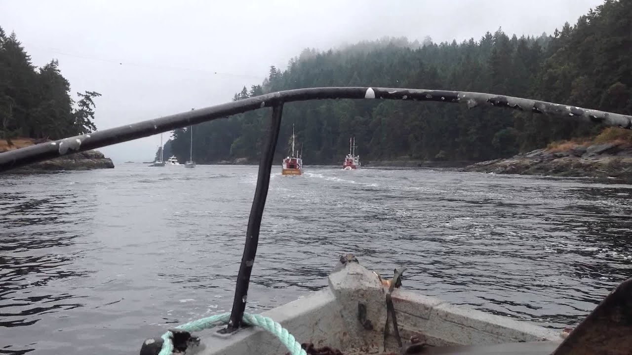 A trip southbound through Dodd Narrows with Forest Ranger II, White ...