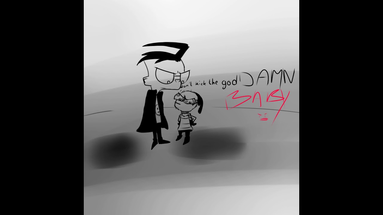 Dib dont kick the goddamn baby - invader zim animation - YouTube