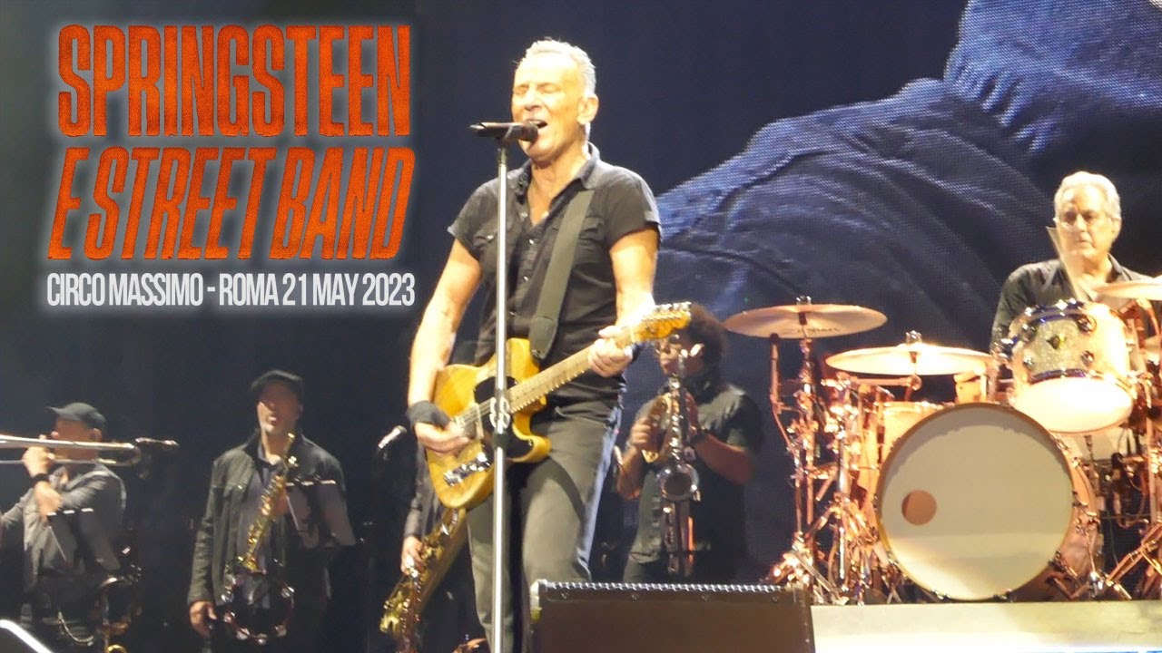 BRUCE SPRINGSTEEN - Bobby Jean (live @ Circo Massimo - Roma 21.05.2023 ...