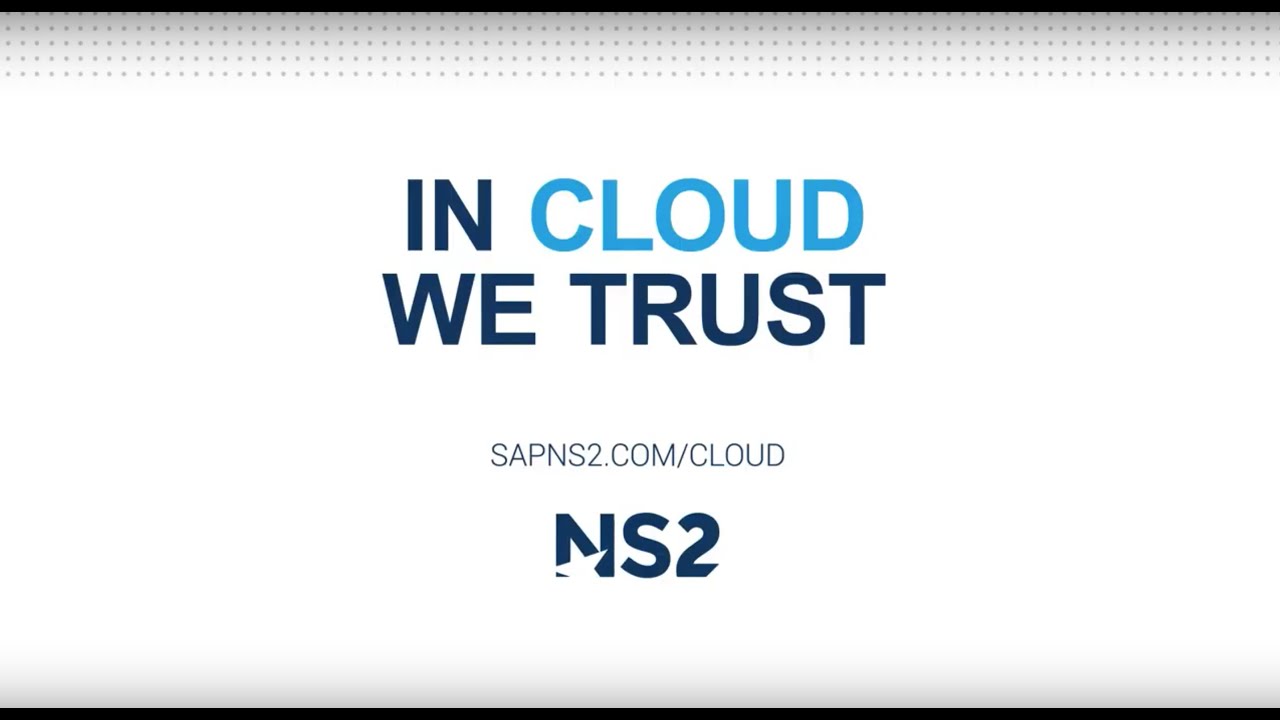 SAP NS2 Cloud - YouTube
