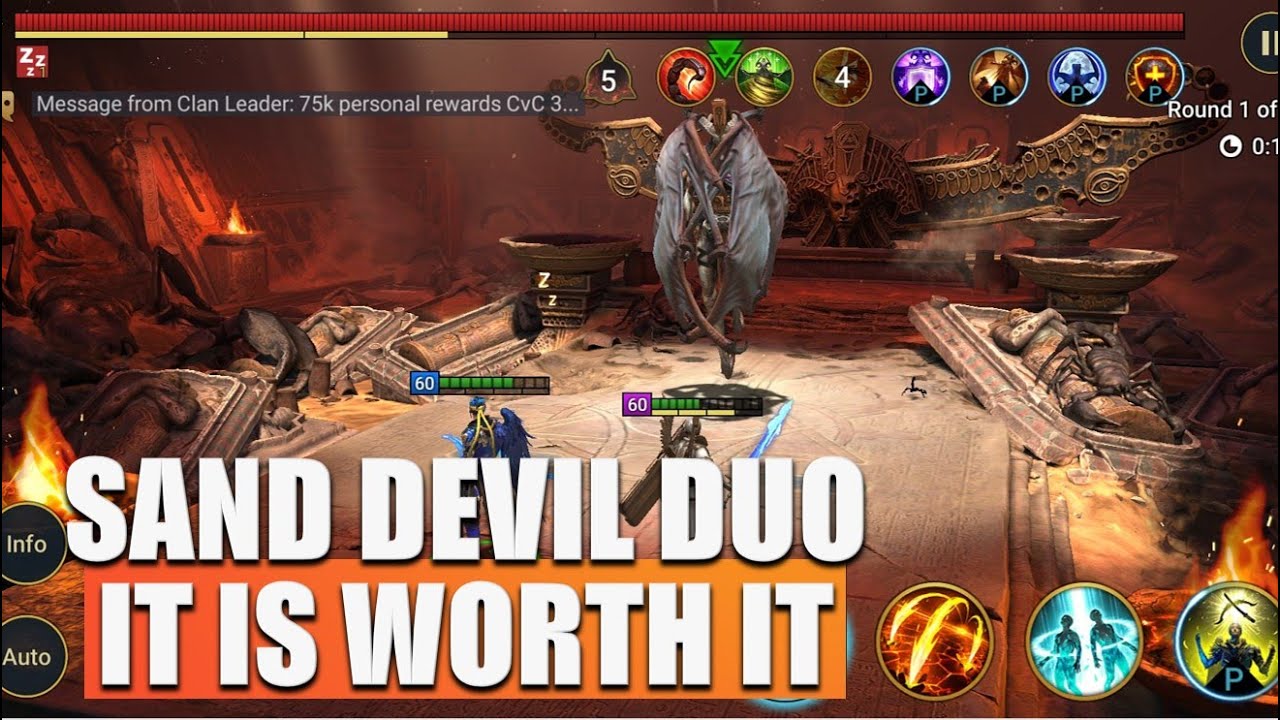 Sand Devil Stage 24 Aniri Ninja Duo | Raid: Shadow Legends - YouTube