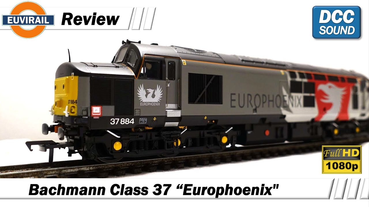 Review: Bachmann Class 37/7 32-393DS EUROPHOENIX '37884' with DCC Sound ...