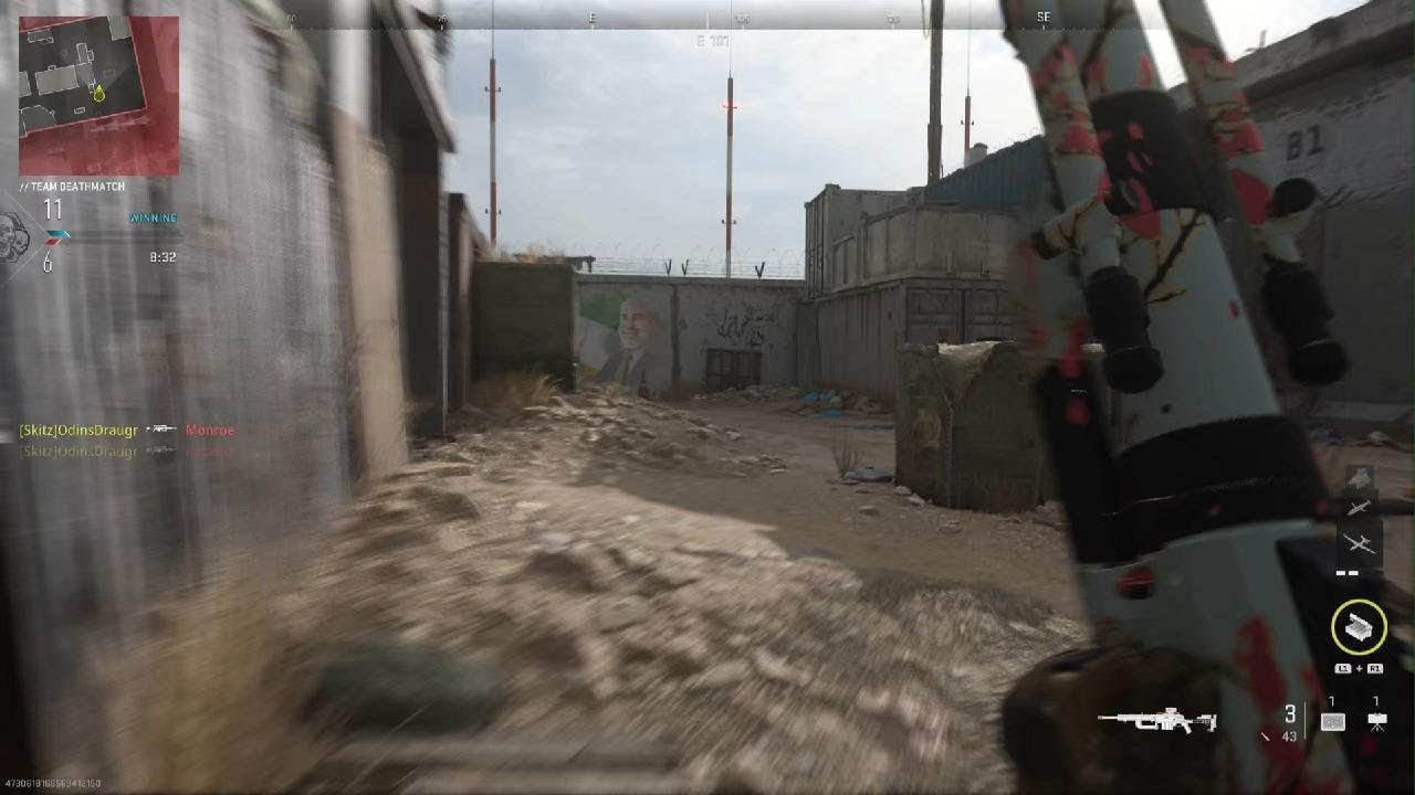 COD MW2: new map Blacksite - Intervention gameplay - Veteran bots - YouTube