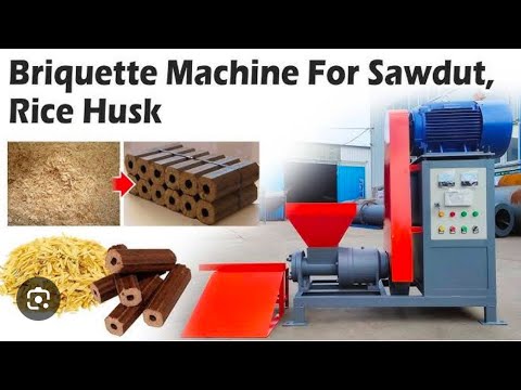 MINI BRIQUETTING MACHINE 30 HP CALL -9878072154 - YouTube