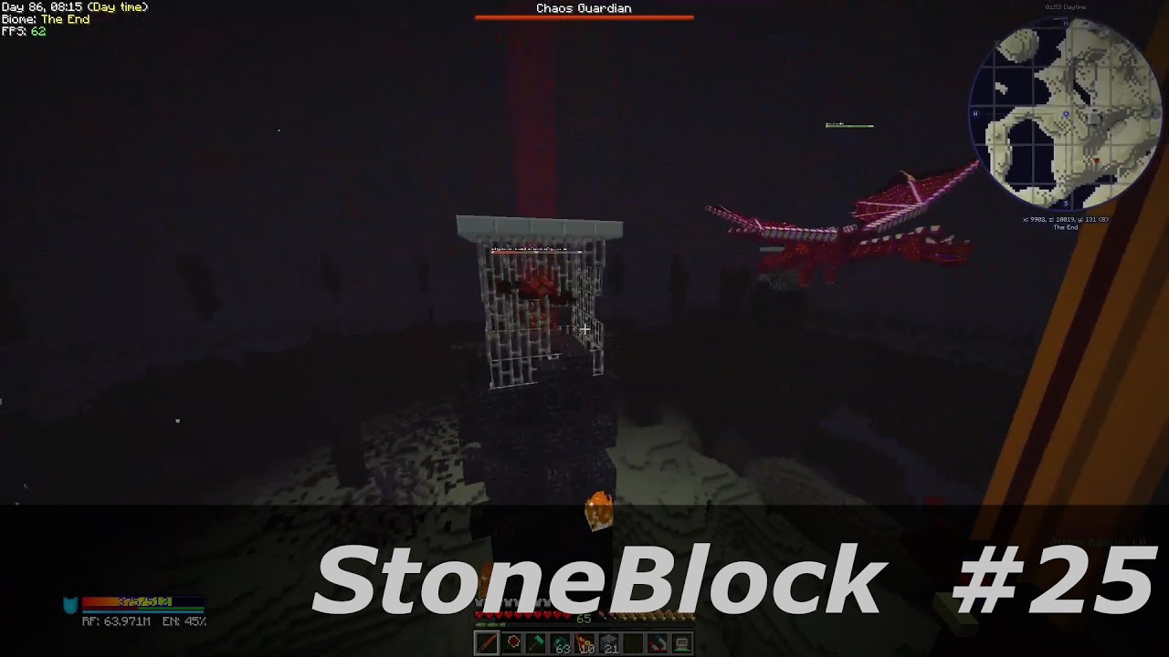 | 25 | StoneBlock | Minecraft | Infinity Catalyst i chaos dragon! - YouTube