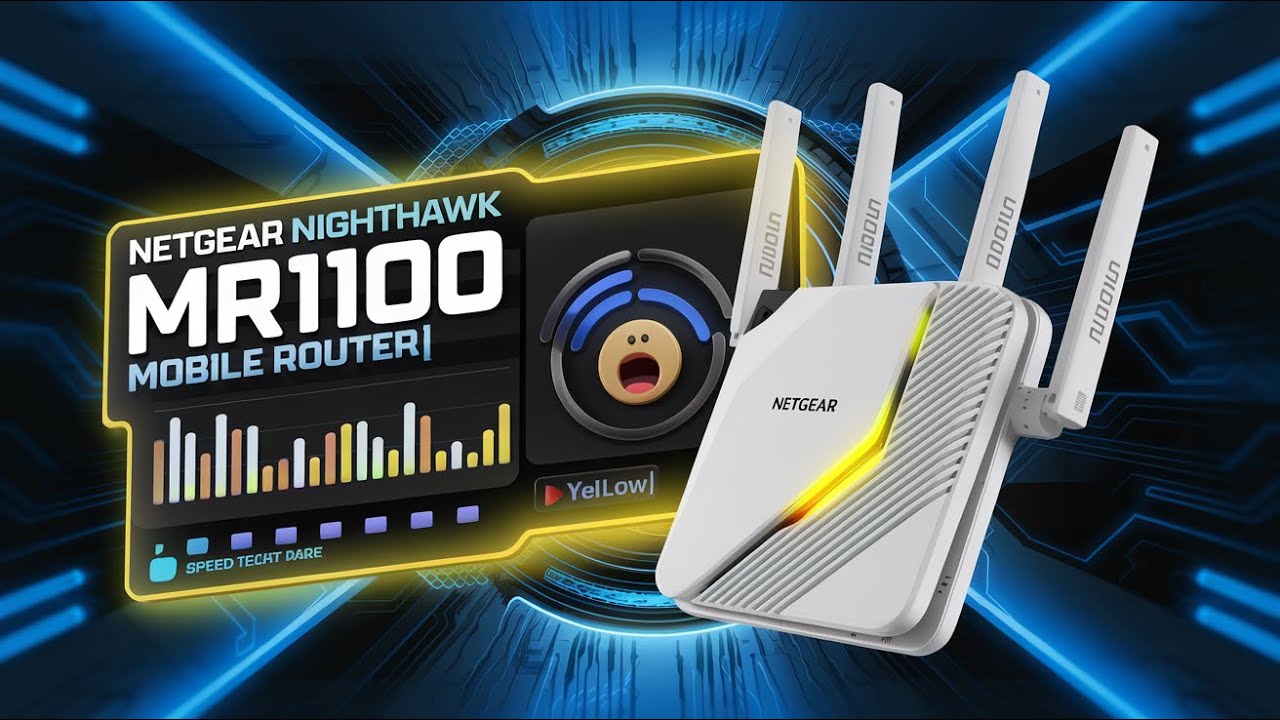 Netgear Nighthawk MR1100 Mobile Router - YouTube