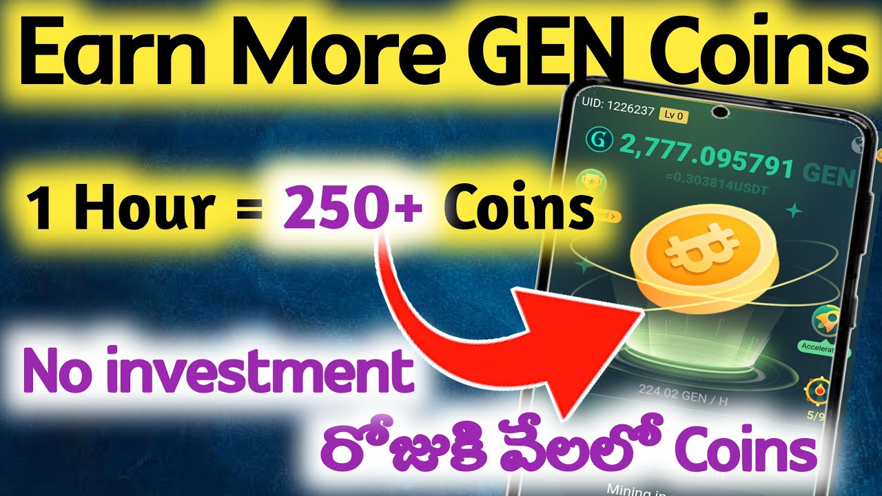 Earn more Gen coins | GEN network | GEN airdrop | Gen coin | pi coin ...