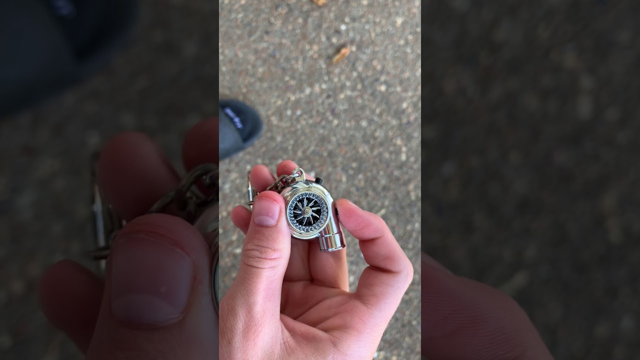 Boostnatics rechargeable Electric electronic turbo keychain - YouTube