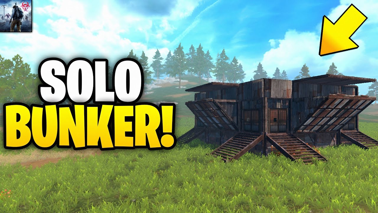 MY FAVORITE SOLO BUNKER BASE DESIGN! (BASE TUTORIAL) - Last Island of ...