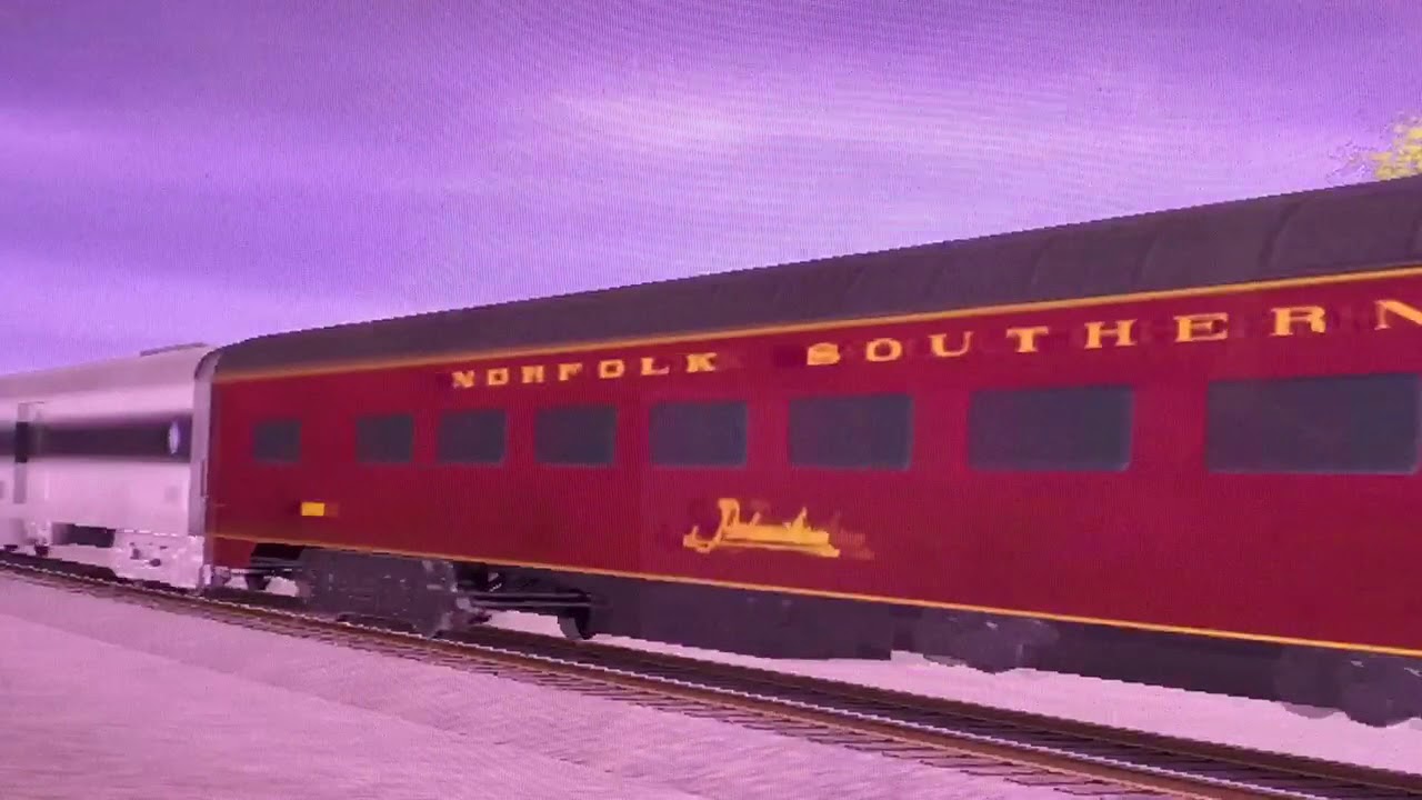 Norfolk And Western 611 Pulls A 22-Car Passenger Train Norfolk Southern ...