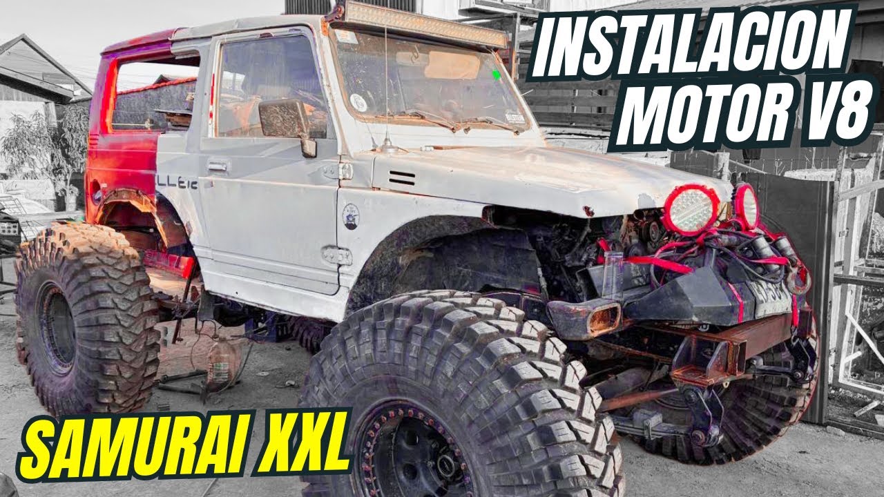 Instalando un Motor V8 1uz-fe a este Suzuki Samurai Alargado ...