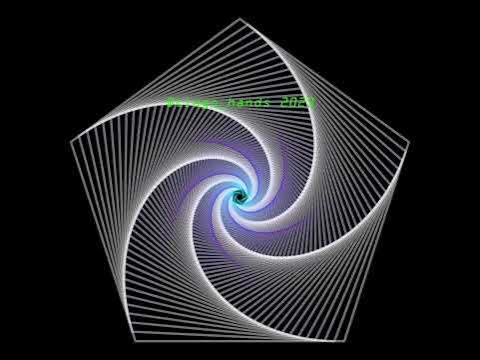 Recursive Mathematics Art: The Twisted Pentagon Spiral #mathart #geometry #algorithms #spiralart ...
