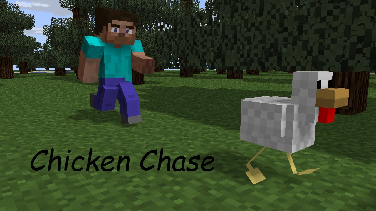 Chicken Chase (Minecraft Animation) - YouTube