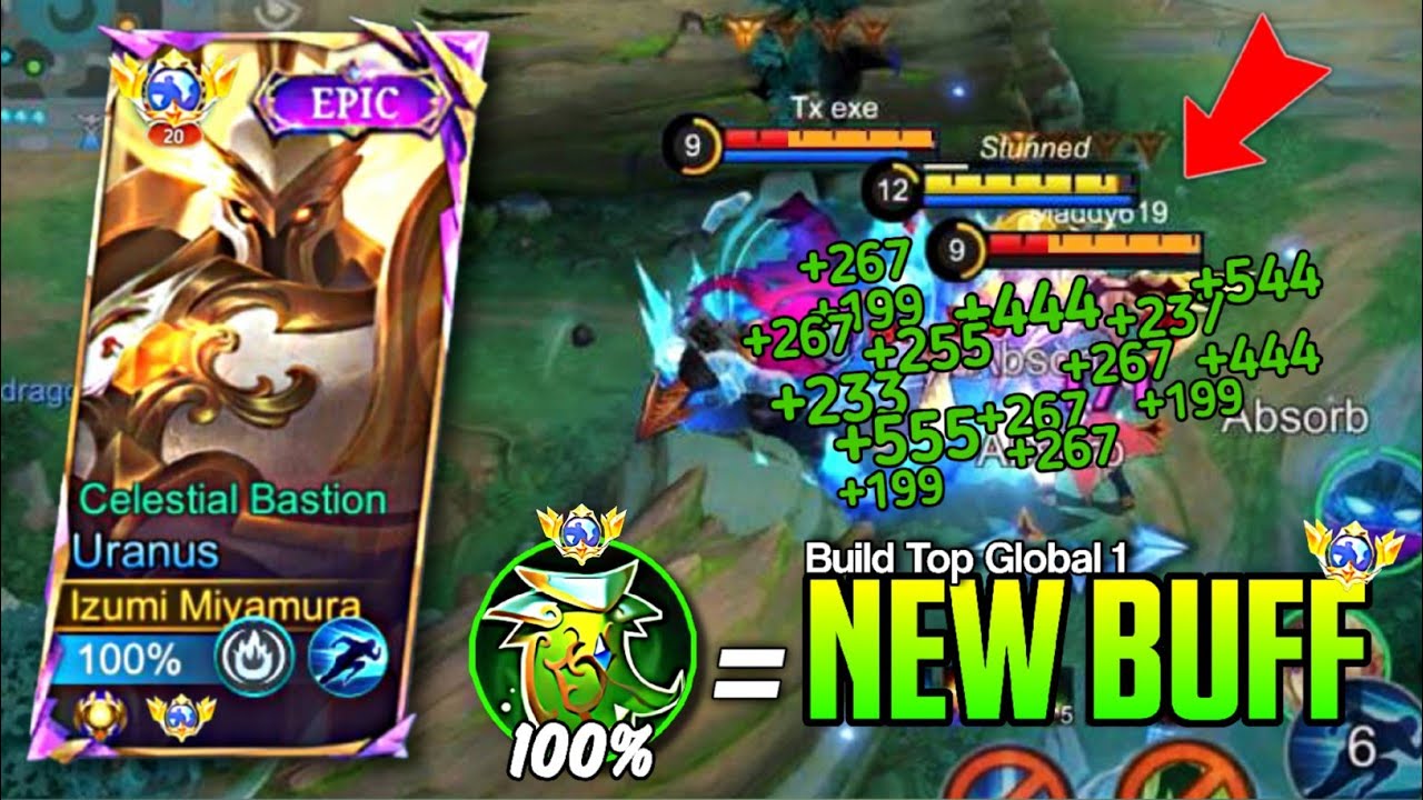 Uranus 1v5 New META BUFF Build for Unstoppable Lifesteal & Dominance - (MUST TRY!) ~ MLBB - YouTube