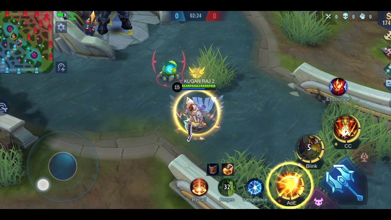 Tigreal lightborn skin effect - YouTube